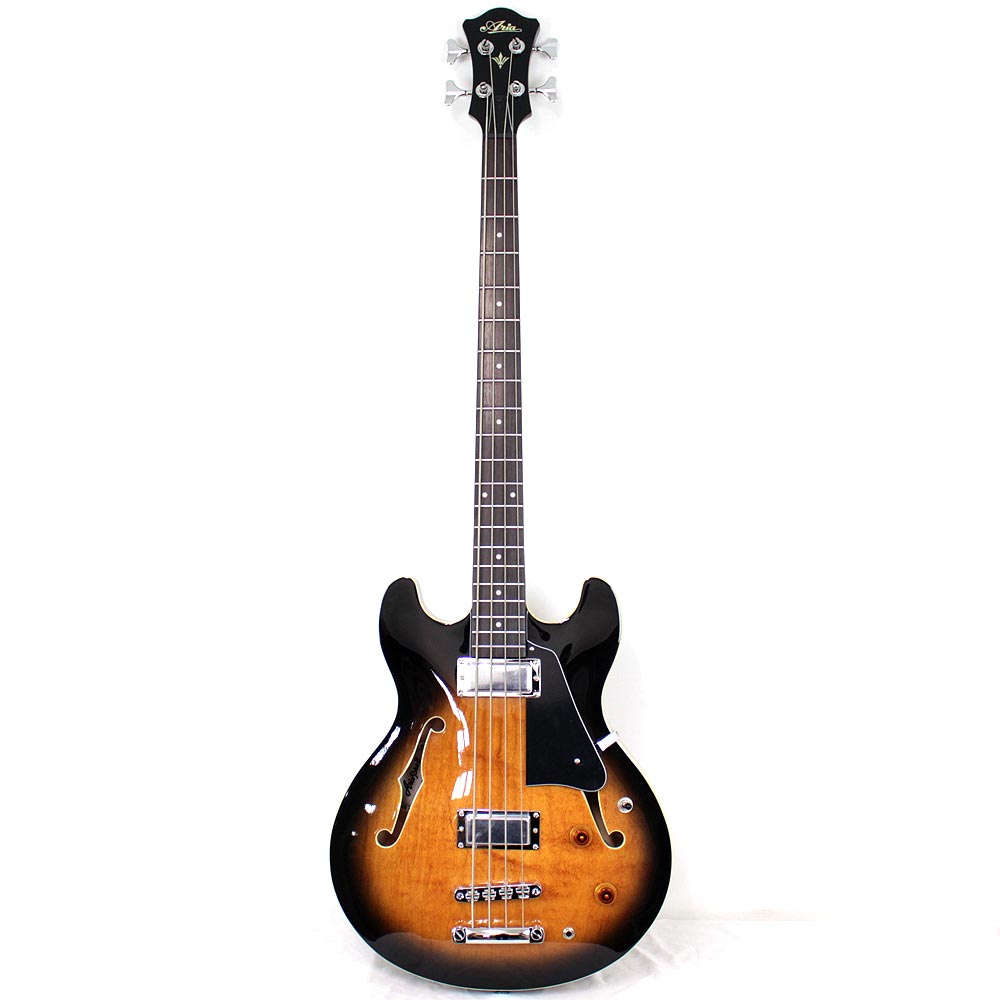 Aria TAB 66 BS Semi acoustic Electric Bass EBay Aria TAB 66 BS Semi acoustic Electric Bass EBay
