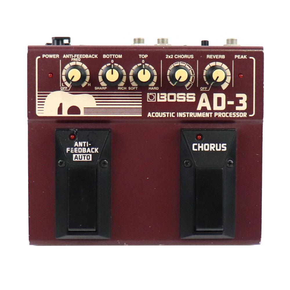 【中古】アコースティックプロセッサー BOSS AD-3 ACOUSTIC INSTRUMENT PROCESSOR ボス ギターエフェクター ...