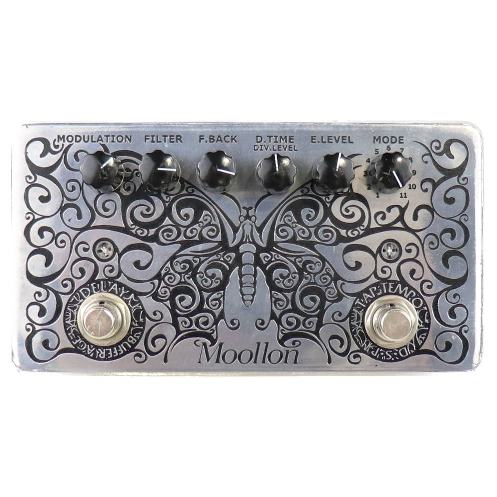 【中古】Moollon ムーロン DELAY ディレイ ギターエフェクター([USED] ムーロン デジタルディレイ タップテンポ搭載 ...