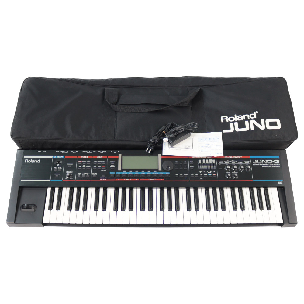 【中古】 シンセサイザー Roland JUNO-G ローランド([USED] JUNOシリーズ 128音 拡張SRXスロット レコーダー搭載) | web総合楽器店 chuya-online.com