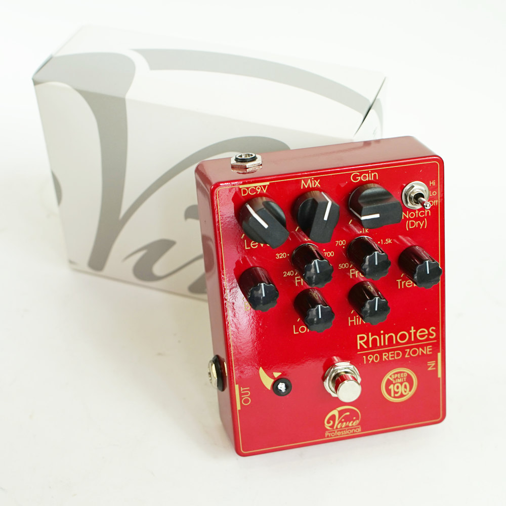 【中古】 エフェクター Vivie IKUO Signature Pre-Amp Rhinotes 190 REDZONE ベース用オーバー ...