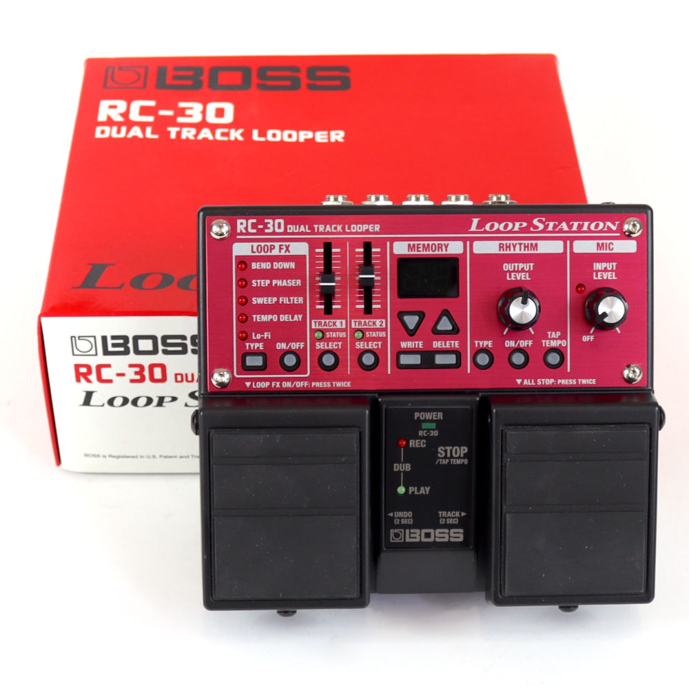 【中古】 ルーパー ループステーション BOSS RC-30 LOOP STATION 最大3時間の録音 99フレーズのメモリー([USED] ステレオ入出力も可能なループステーション ...