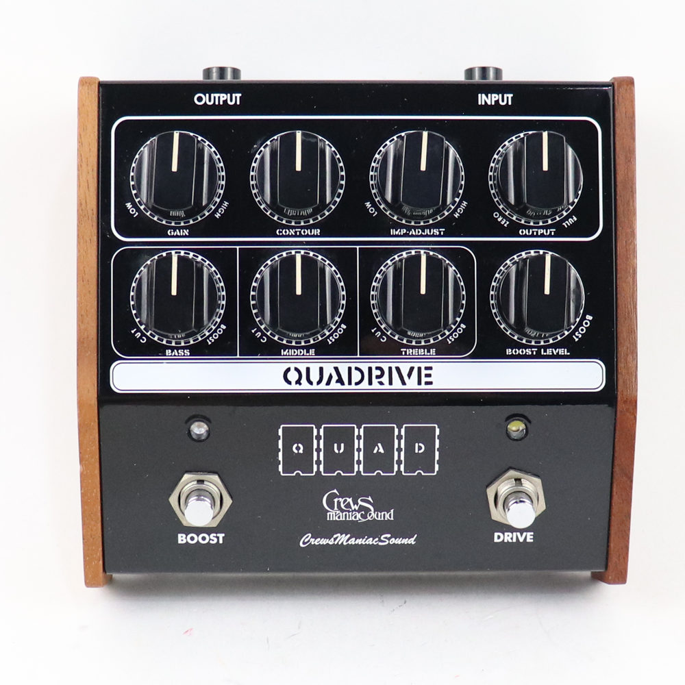 【中古】 Crews Maniac Sound QUADRIVE ギター用エフェクター([USED] クルーズマニアックサウンド クアッド ...