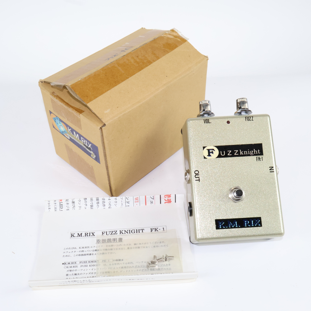 【中古】 K.M. RIX FK-1 Fuzz Knight ファズ ギターエフェクター([USED] クリーパー ファズ ゲルマニウムトランジスタ使用) | web総合楽器店 chuya ...